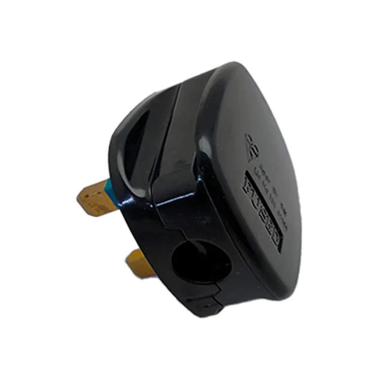 UK Plug 3 Pins Rewireable Power Plug Type G with 13A Fuse