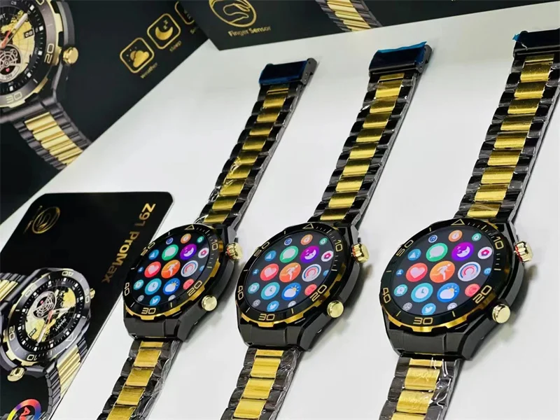 Smart Watch 2024 Amoled Large Screen Z91 Pro Max Smartwatch Gesture Bt Call Heart Rate Men Watch ...