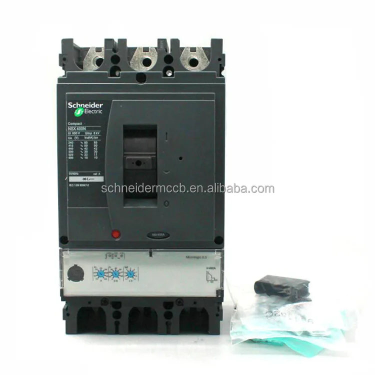 LV432676 Circuit Breaker Compact NSX NSX400F schneider 3 Pole 400 Amp ...