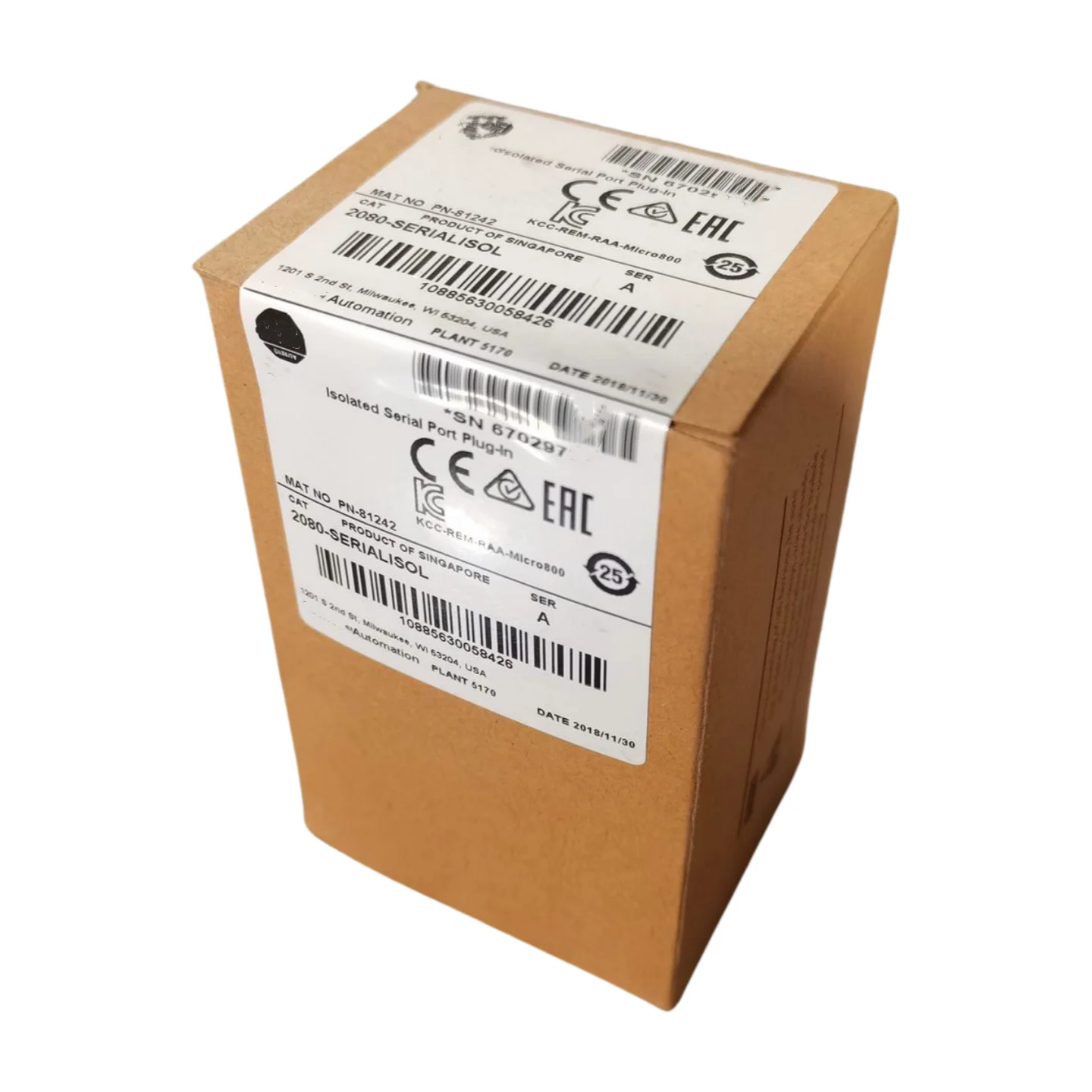 2080-serialisol Programmable Logic Controller Pn-81242 Isolated Serial ...