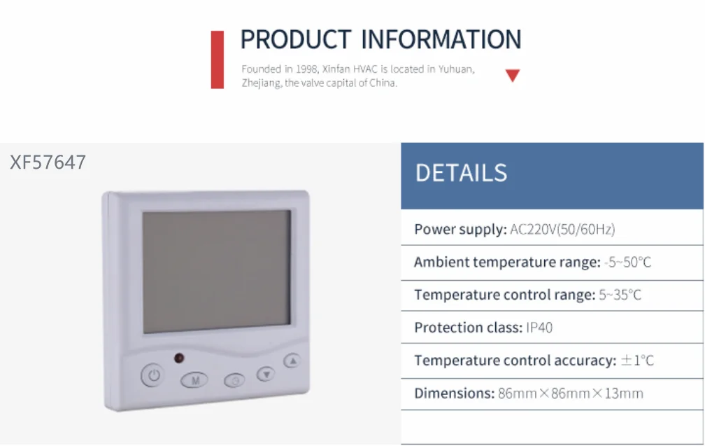 Sunfly Xf57648 Digital Thermostat With App - Buy Sunfly Xf57648 Digital ...