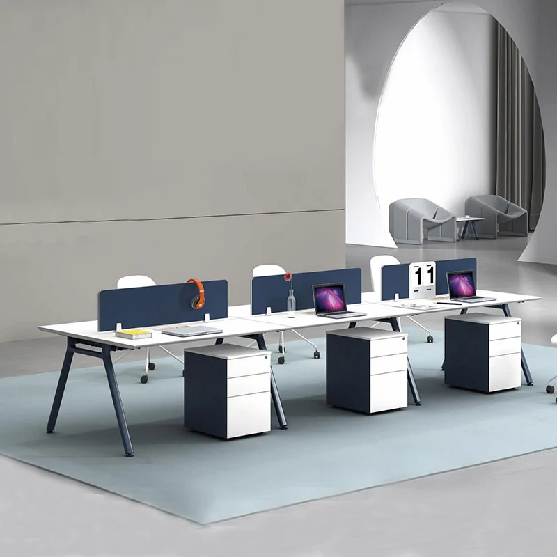 Cheap Office Workstation Furniture Modern Design Modular Open 4 6 ...