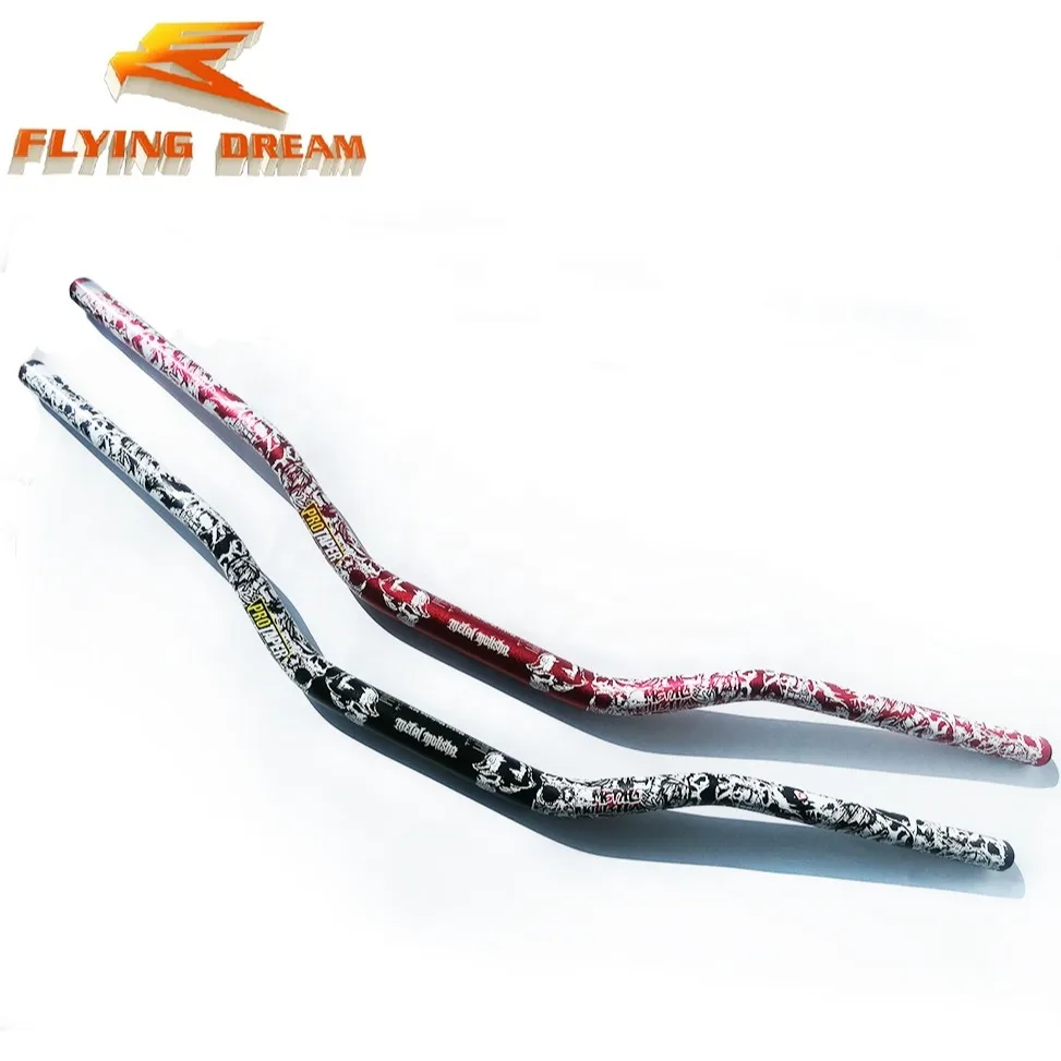 Dirt Bike Pit Bike Protaper Handlebar Aluminum Racing Fat Bar Red Black ...