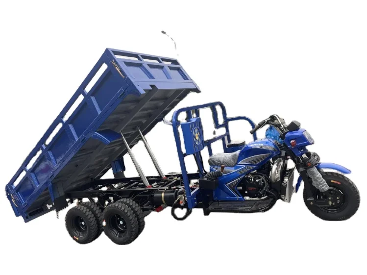 9-Wheel Gasoline Motorcycle Truck 250cc Freight Dump Cargo Tricycle ...