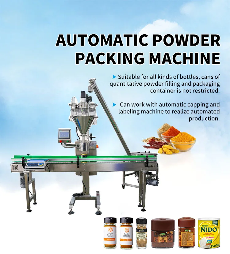 Automatic 500g Skim Milk Powder Protein Powder Seasoning Filling Powder ...