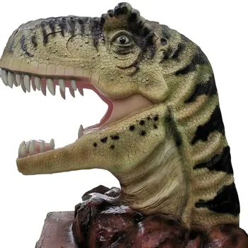 Fiberglass Dinosaur Head With Baby Theme Park Amusement Park Equipment ...