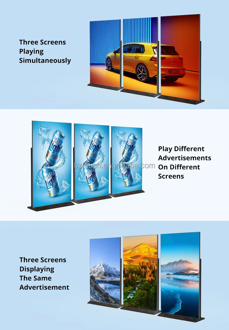 43-85 Inch Touch Screen LCD Advertising Display - Full HD Digital ...