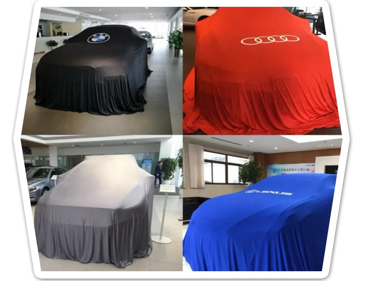 Custom Promotion Satin Car Cover - Velvet Cloth Luxury
