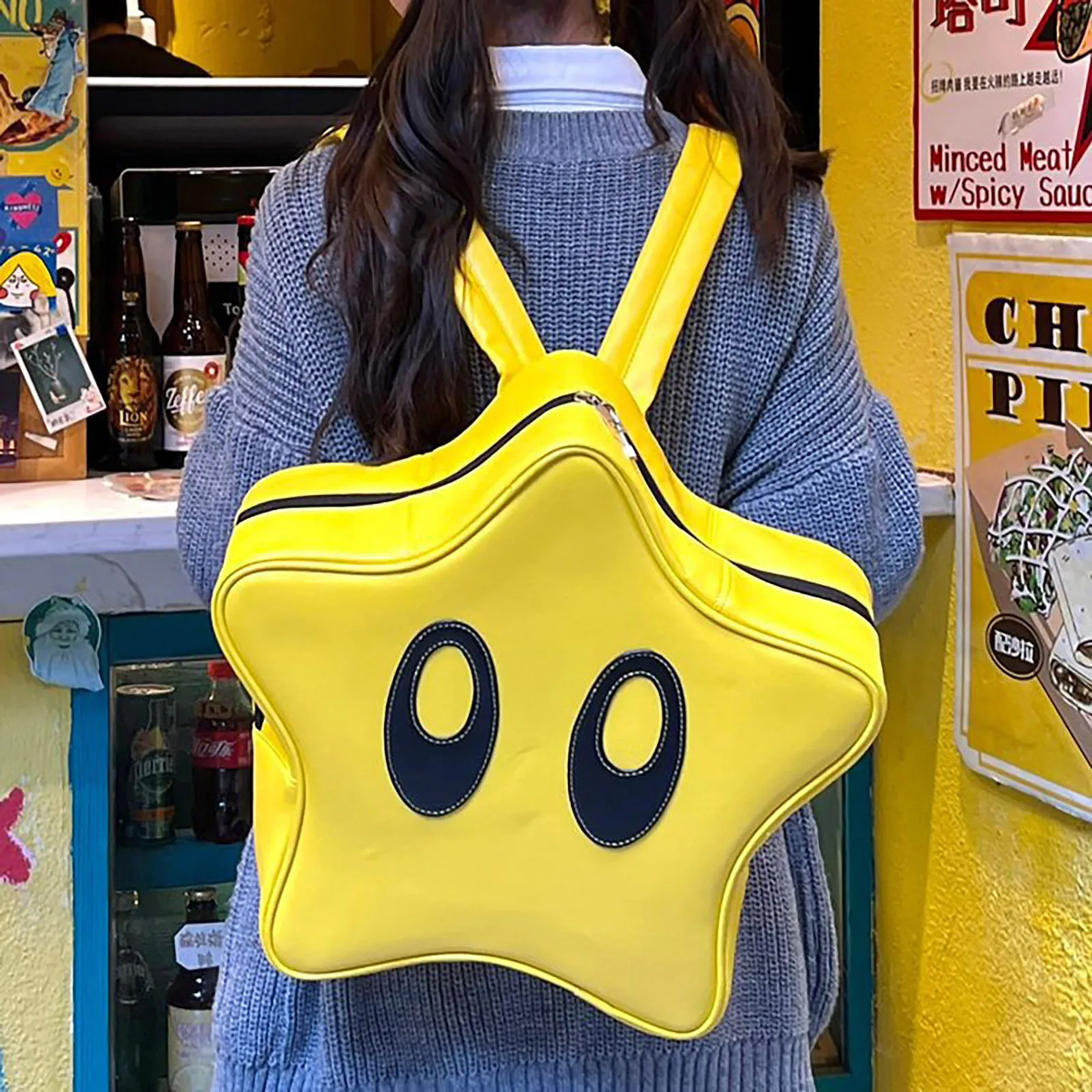Kawaii Teen 3d Cartoon Star Backpack Boys Girls School Bag Lightweight ...