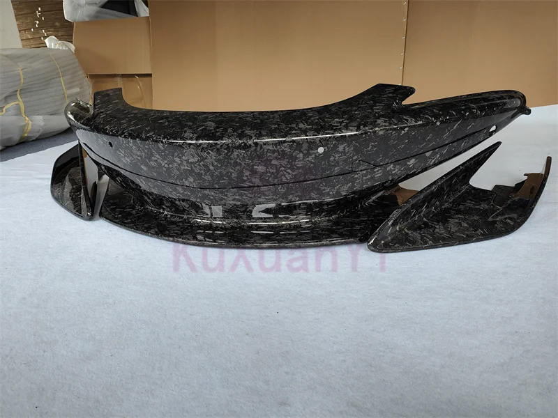 KUXUANYI Forged Grain Dry Carbon Fiber 600LT Style Bumper