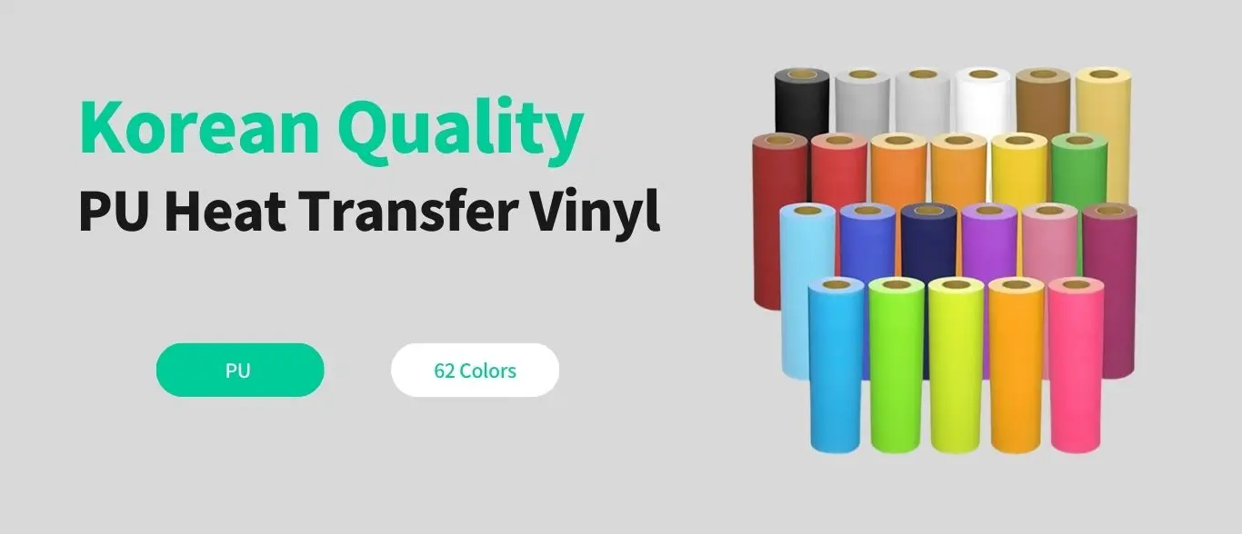 Korea Quality Flex Htv Textil Rolls Pvc Pu Heat Transfer Vinyl for ...