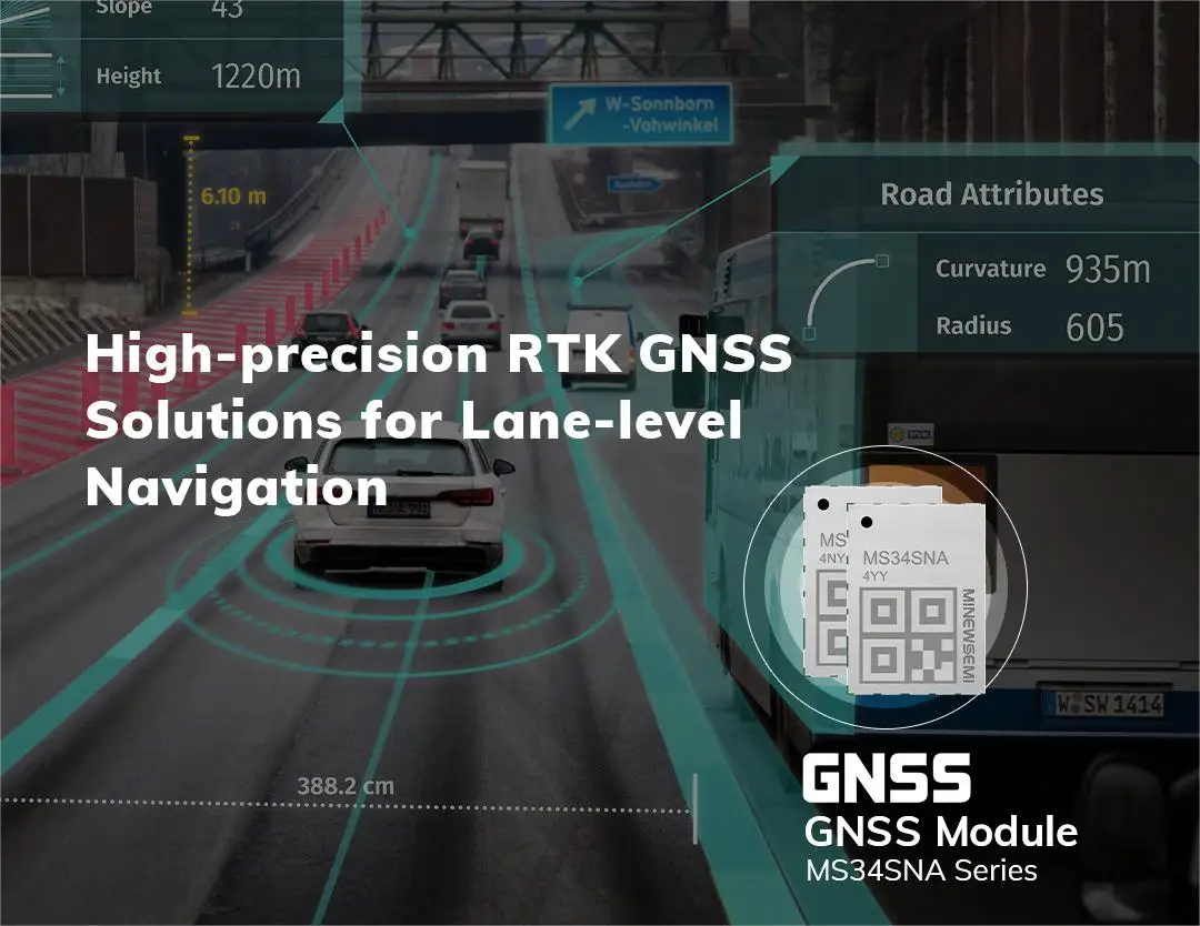 MS34SNA rtk gps gnss rtk module Supports High Dynamic RTK 1-10Hz output ...