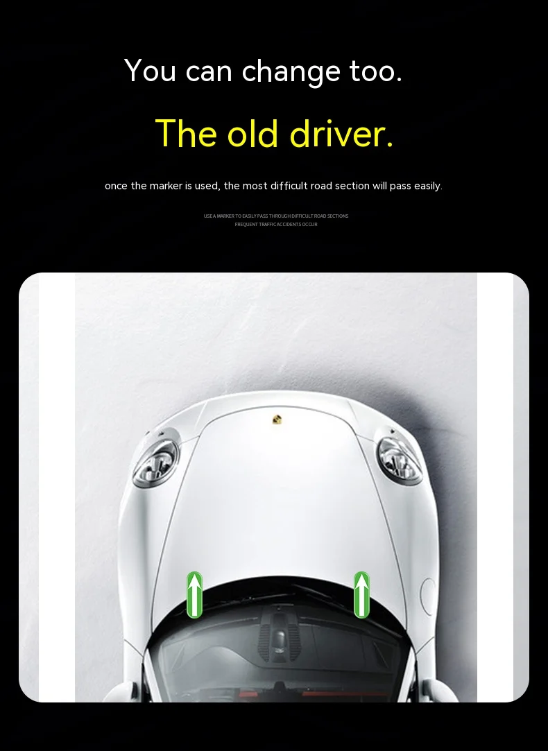 Novice And Beginner Driving Safety Point Luminous Stickers For Driving ...