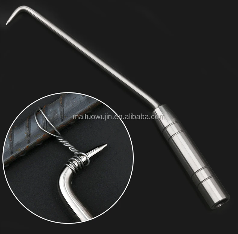 Manual Strapping Wire Steel Rebar Twister Binding Reinforcing Bar Hook ...