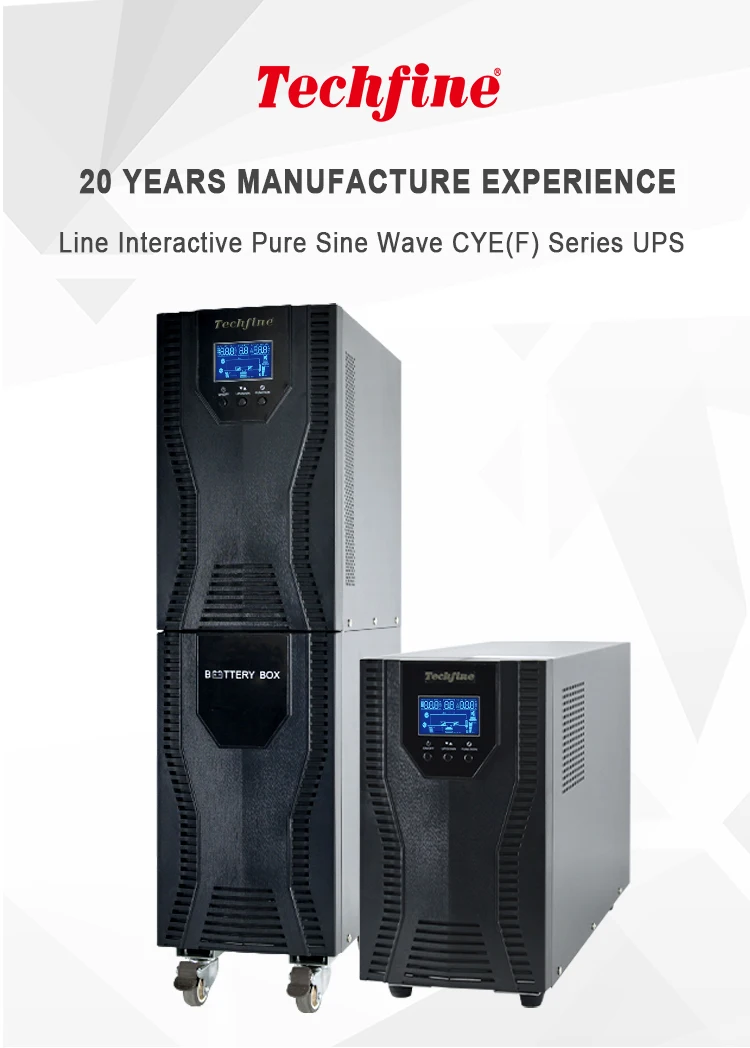Foshan Techfine 192v 10kva Ups External Battery Online Interactive Ups ...