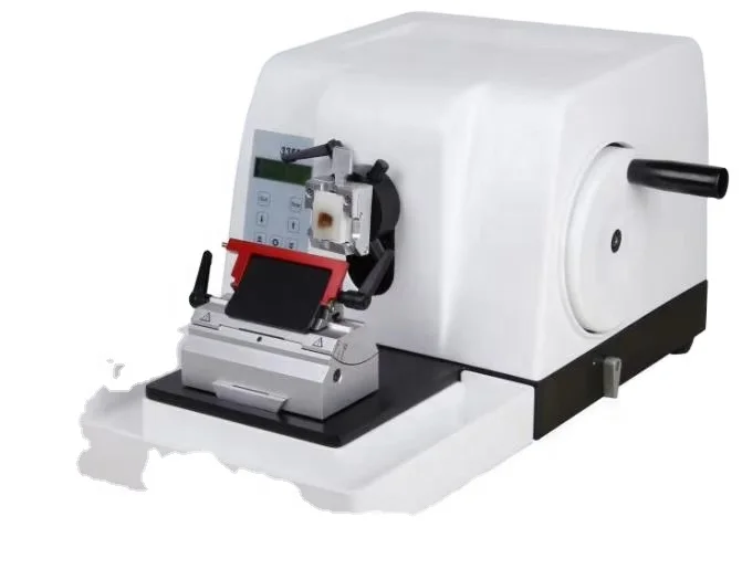 Lab Use Tissue Microtome semi automatic Rotary Microtome Section ...