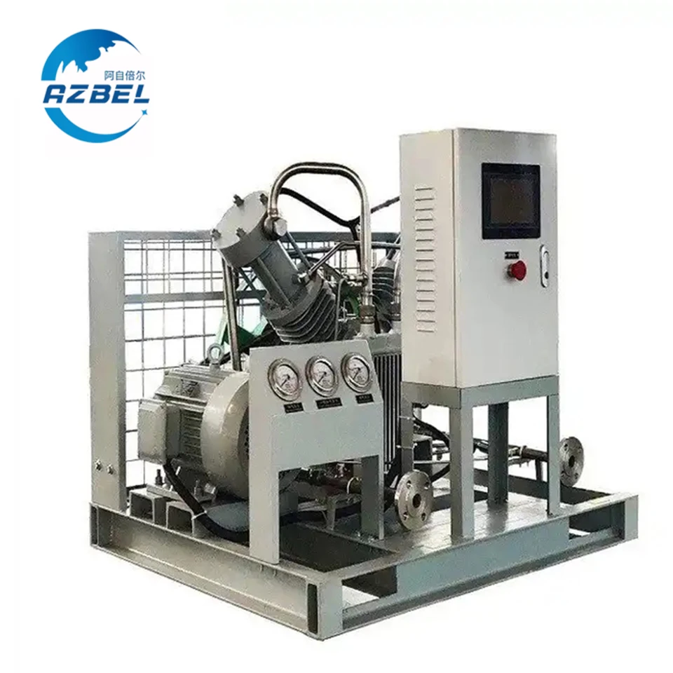 Azbel high quality booster compressor 200 bar water cooling nitrogen ...