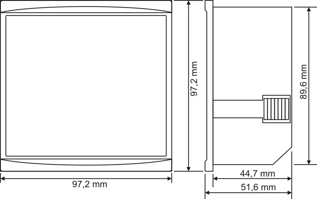 Samwha-dsp SEM-60D Digital Panel Meter - Energy & Phase Display
