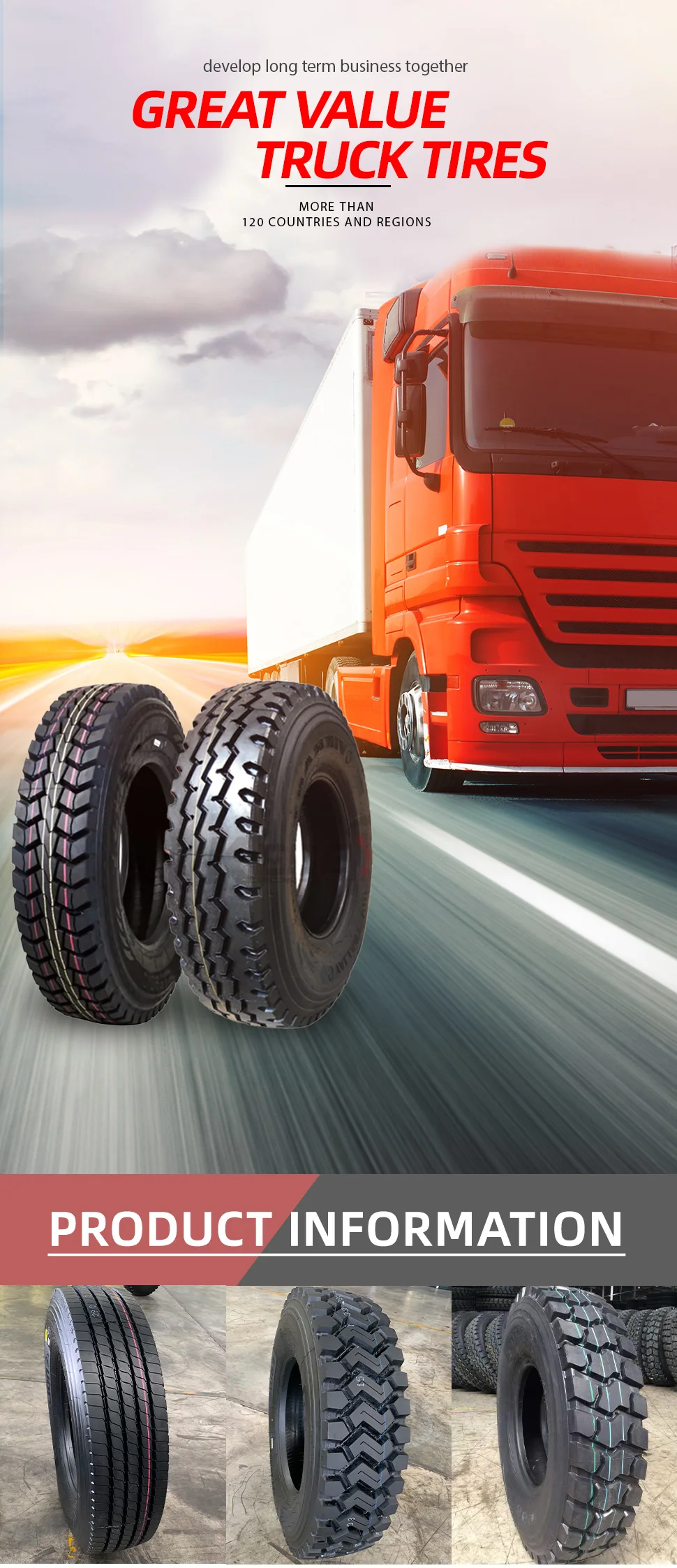Kebek Radial Tubeless Truck Tyre 1200/20 Made Of Rubber Designed For ...