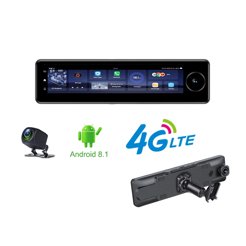 Fristcloud 3chs 4g Car Camera - Android 8.12+32G Support