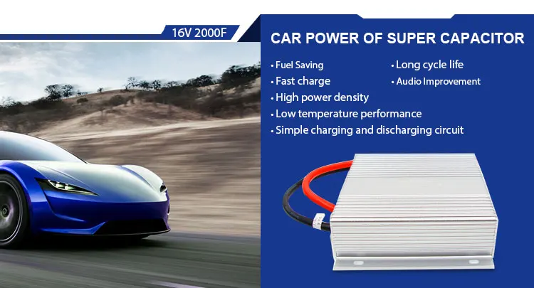 Graphene Super Capacitor Module 16v72wh 2000f Hybrid Supercapacitor ...