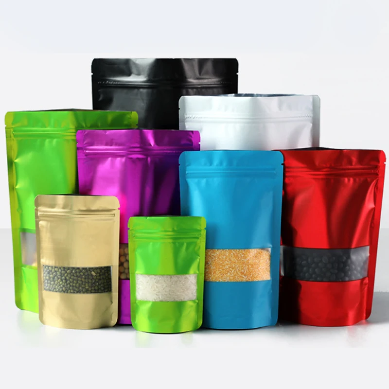 Clear Window 250g Spices Seasoning Packaging Bag Custom Printing Paper ...