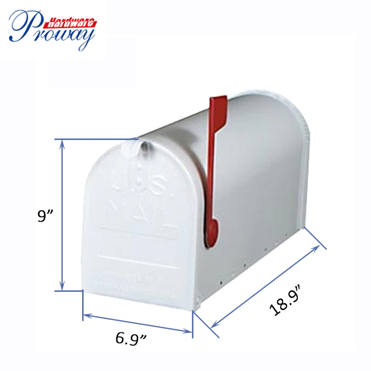 New Arrival USA Design Post Boxes Cheap Steel American Modern Mailboxes ...