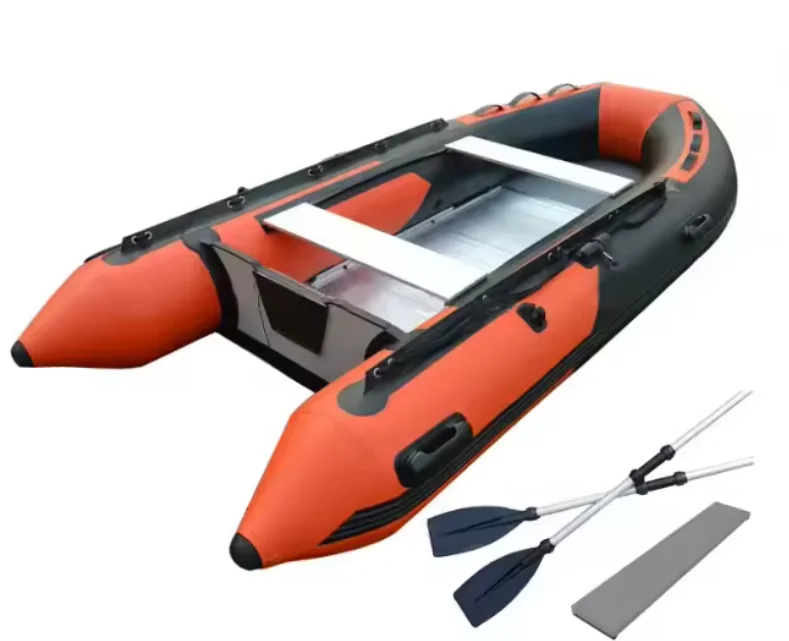 Reachsea custom inflatable boat dinghy sport rowing boat flat bottom ...