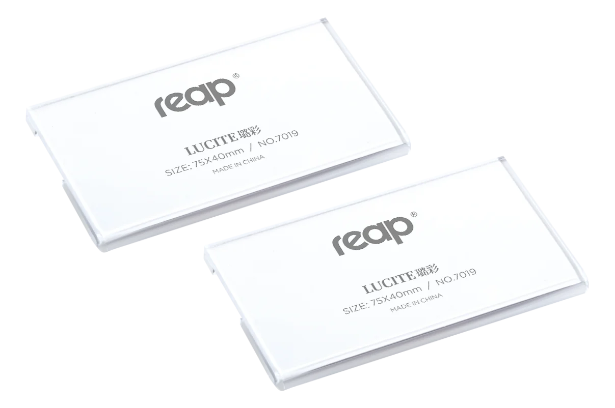 Reap Popular Acrylic Name Tag Badge Holder With Pin On The Back For ...