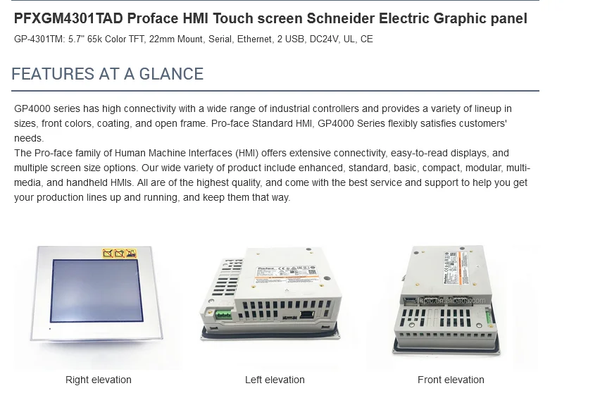 Proface Hmi Pfxgp4301tad With New And Original Hmi Touch Screen For Industry - Buy Pfxgp4301tad ...