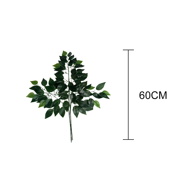 Artificial Plant Green Banyan Leaves for Home Wedding Decoration ...