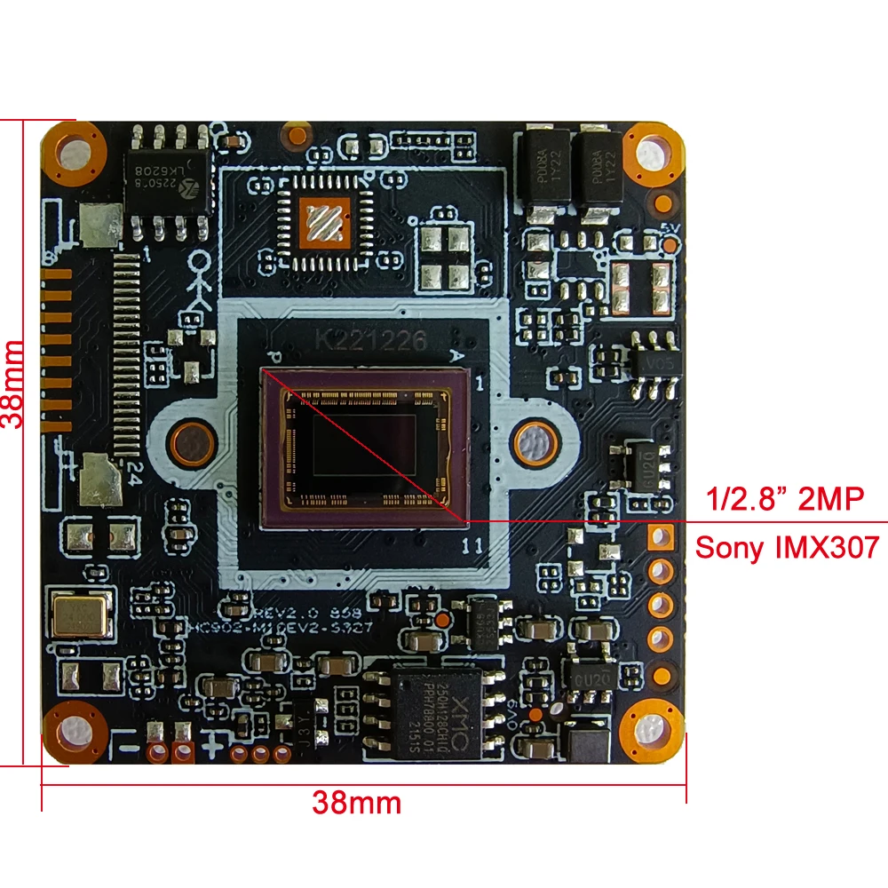 2MP Low-Illumination HD Network Camera Module for Sony IMX307
