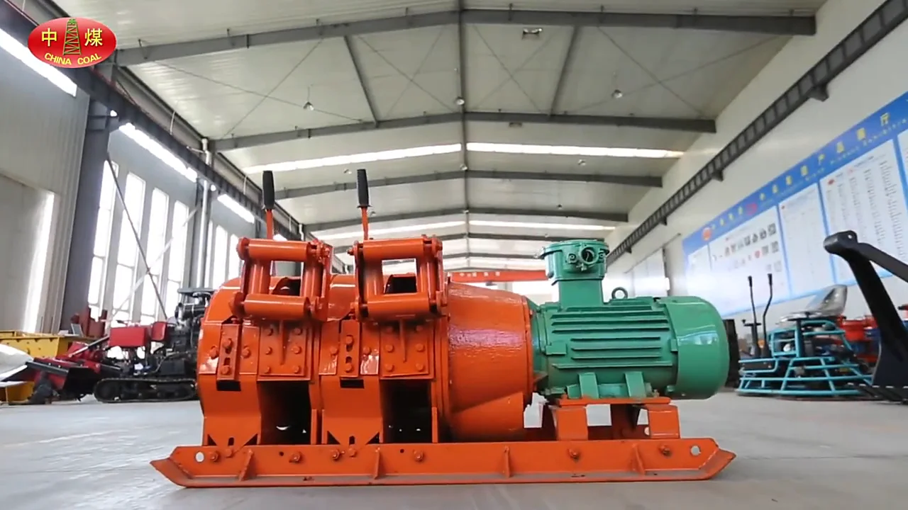Mine Electric Rake Winch Underground Hoisting Equipment Underground ...