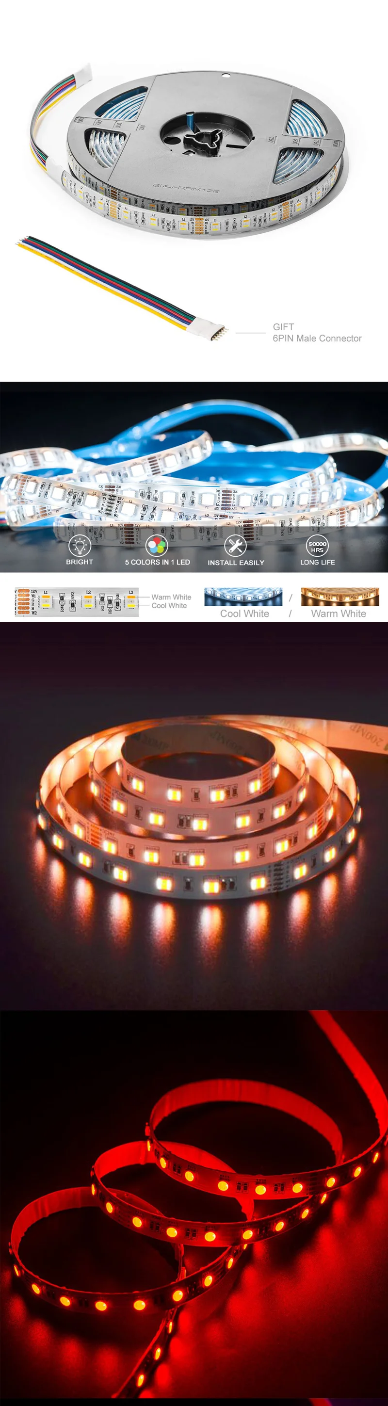 Rgb Led Strip Light Special Lighting And Circuitry Design And Fpc ...
