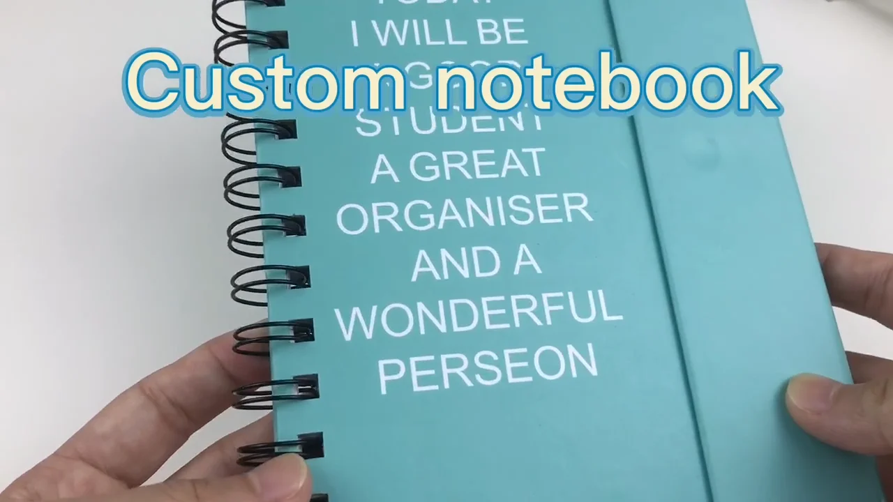 Customized Notebook Magnetic Snap With Colorful Post It Notes And Pen ...