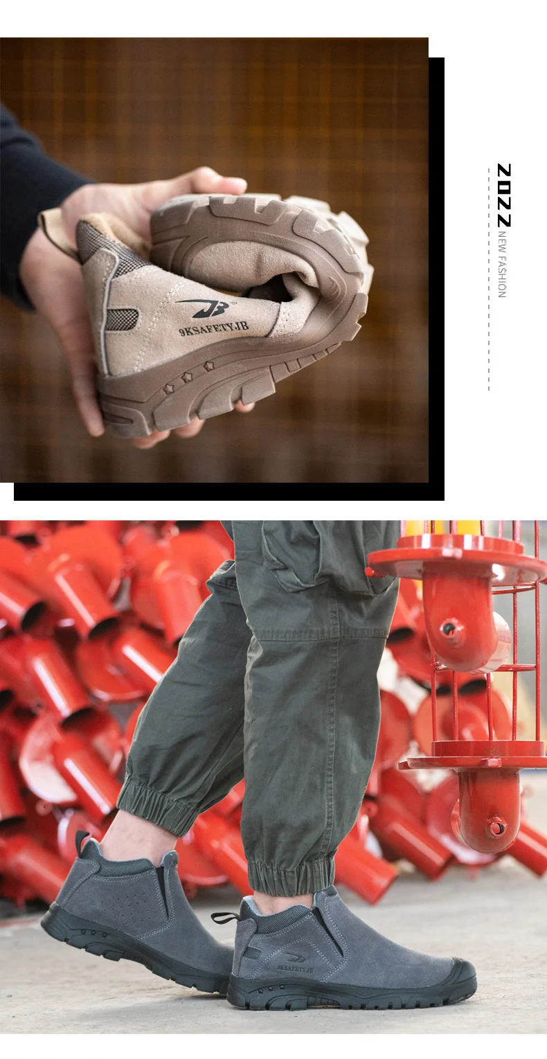 Wejump Men's Labour Safety Shoes,Welding Insulated Work Shoes,Smash And ...