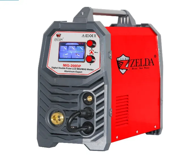 Mig Pulse Inverter 200a Mig Welder Portable Double Pulse 5kgs Mig ...