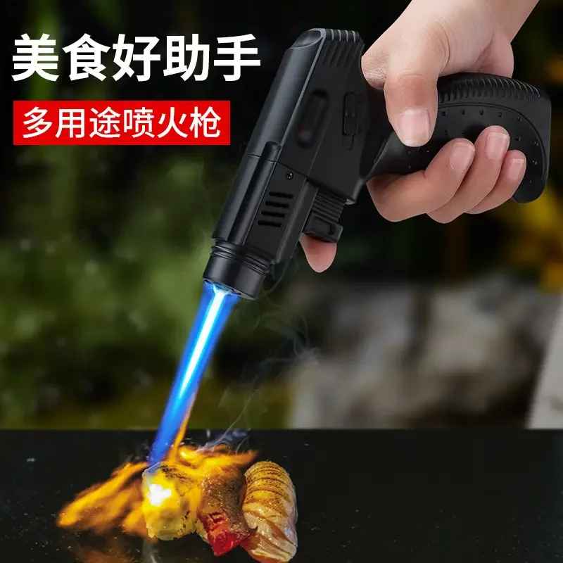 Hand-held Spray Gun Shaped Cigarette Lighter Multi Purpose High ...