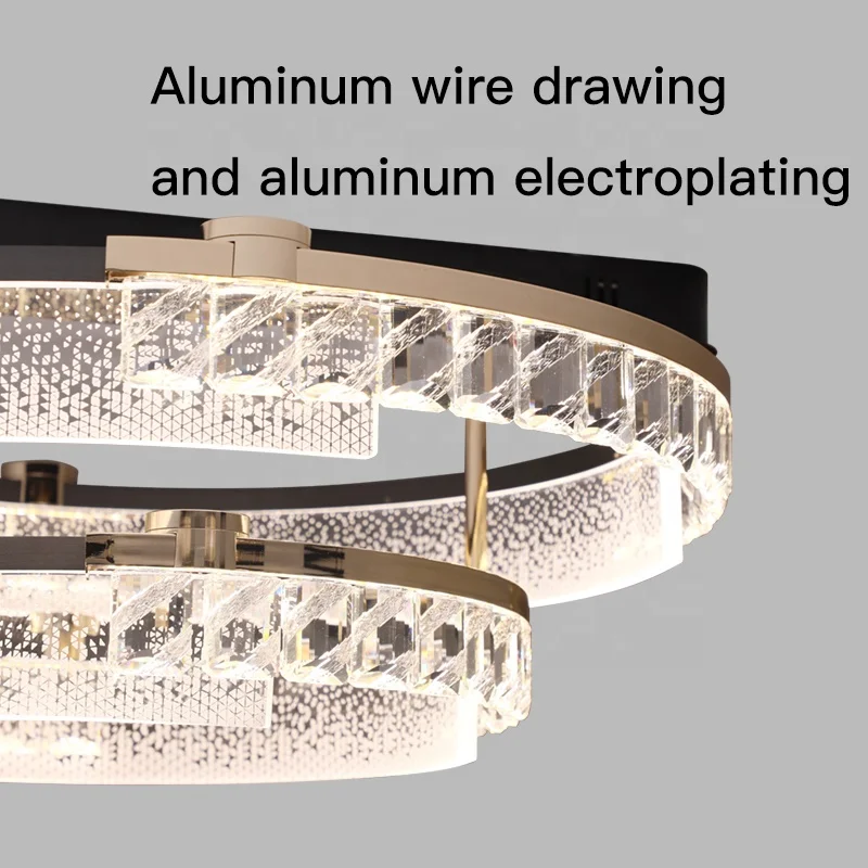 Hanging Ceiling Lights Globe Ring Simple Acrylic Nordic Round Modern ...