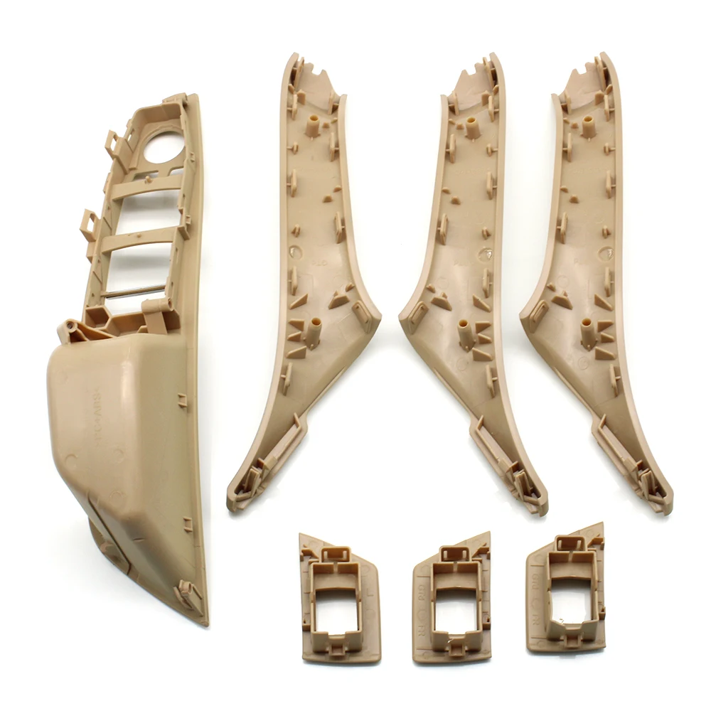 Interior Door Armrest Window Panel Pull Handle 7pcs Set for BMW 5 ...