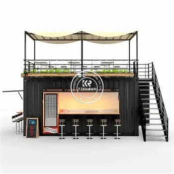 2024 Container Bars 40ft Container Bar Shipping Bar For Sale Container Restaurant With Kitchen ...