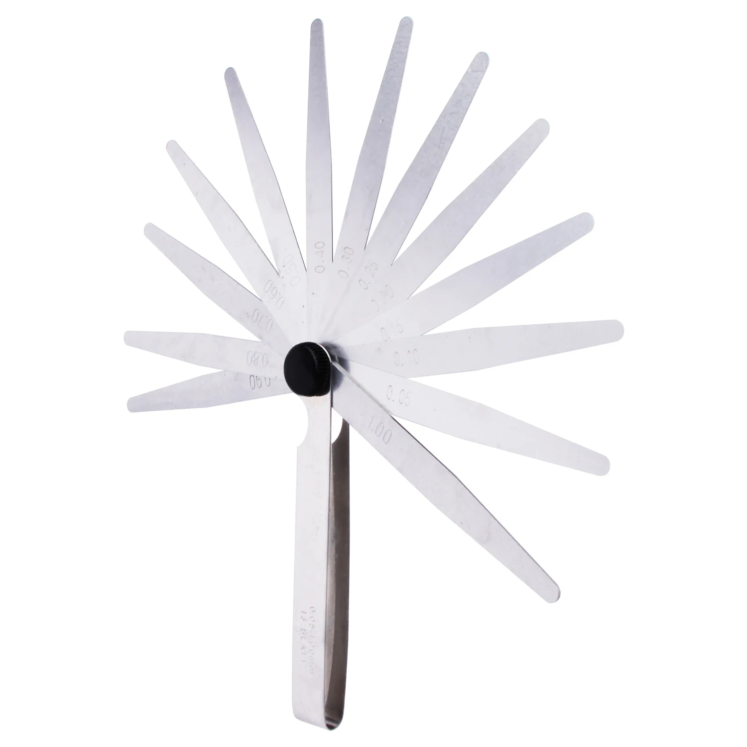 Kseibi Feeler Gauges 0.05-1mm/100mmx13-pc Polished / Chrome Plated ...