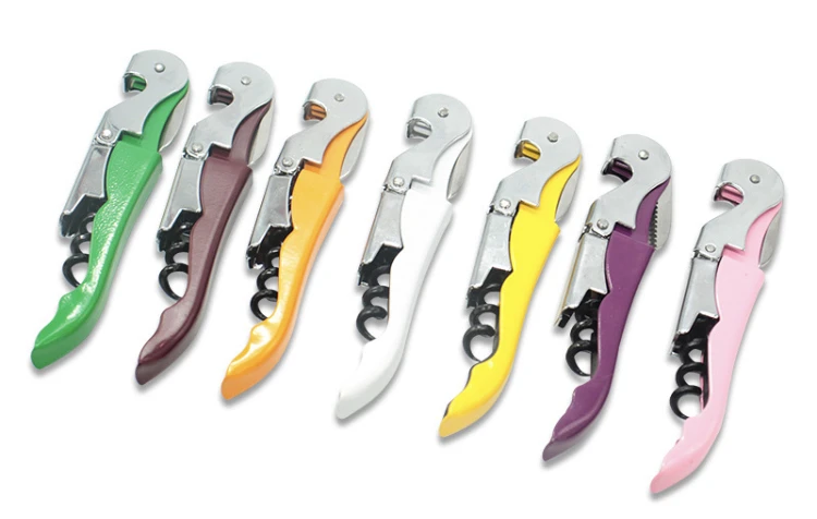 Professional Wine Key Manual Wine Bottle Opener Custom Logo Metal ...