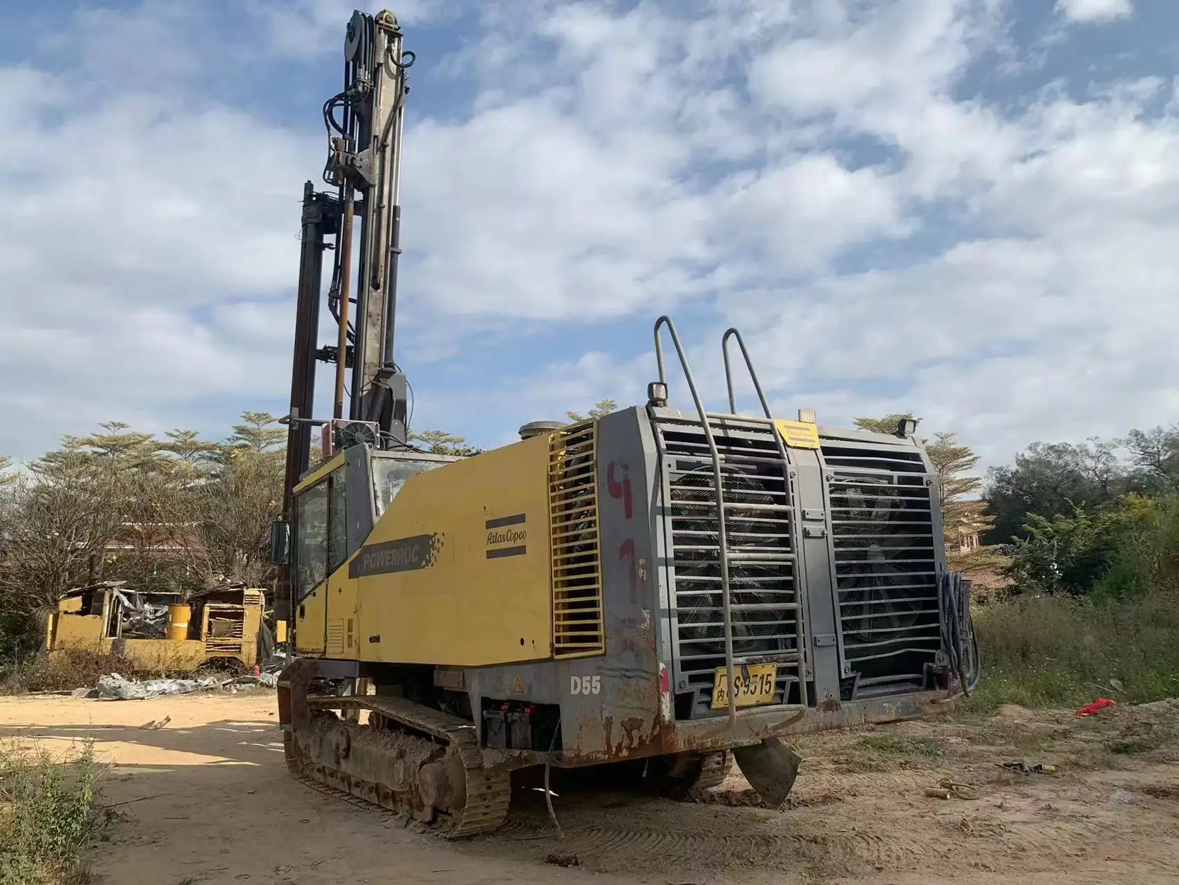 Original Atlas Copco D55 Used Drilling Rig Machine Produced in 2007 ...