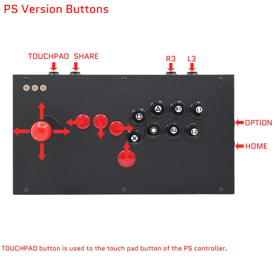 Hitbox Arcade Fighting Stick for Mobile Game Controller & PC