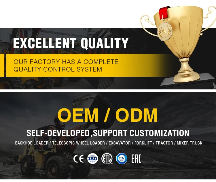 Yaweh Jcb 3cx Mini Articulated Backhoe Loader Small Wheel Loader For ...