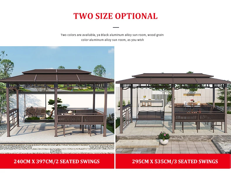 3x5 Backyard Tent Gazebo - Durable Aluminum Frame & Roof