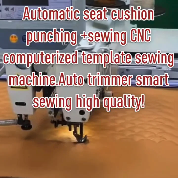 Automatic Cnc Template Car Seats Pattern Sewing Machine For Leather ...