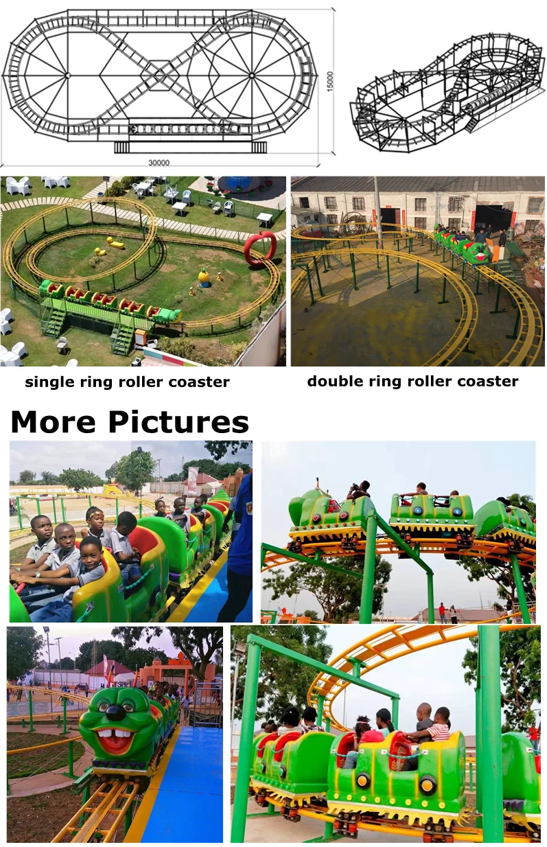 Cheap Indoor Mini Roller Coaster - Wacky Worm Fun Ride