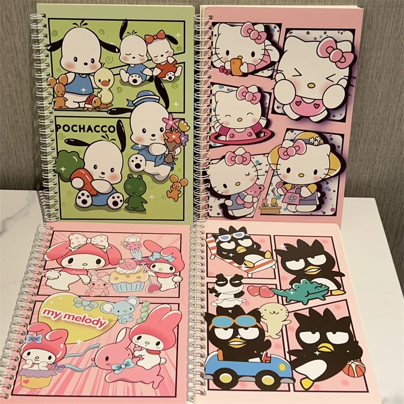 Anime A5 Custom Kawaii Anime Notebook Coil Book Cute Mymelody Kuromi ...